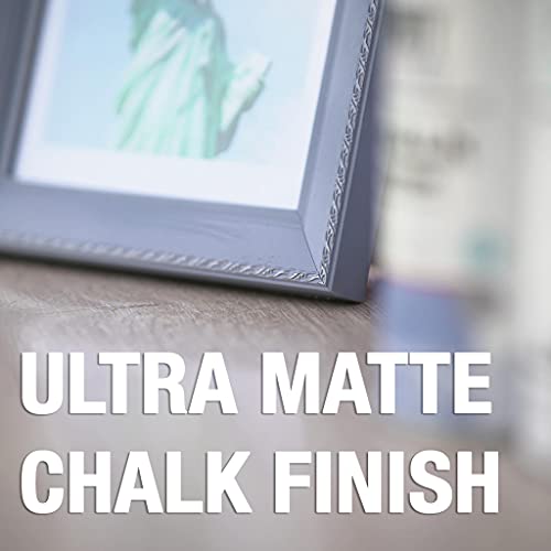Chalk Finish Spray Paint - 11.8oz Water Based, Ultra Matte. Made With Real Chalk. Multiple Applications Including Furniture & Arts and Crafts. CK788 Broken White