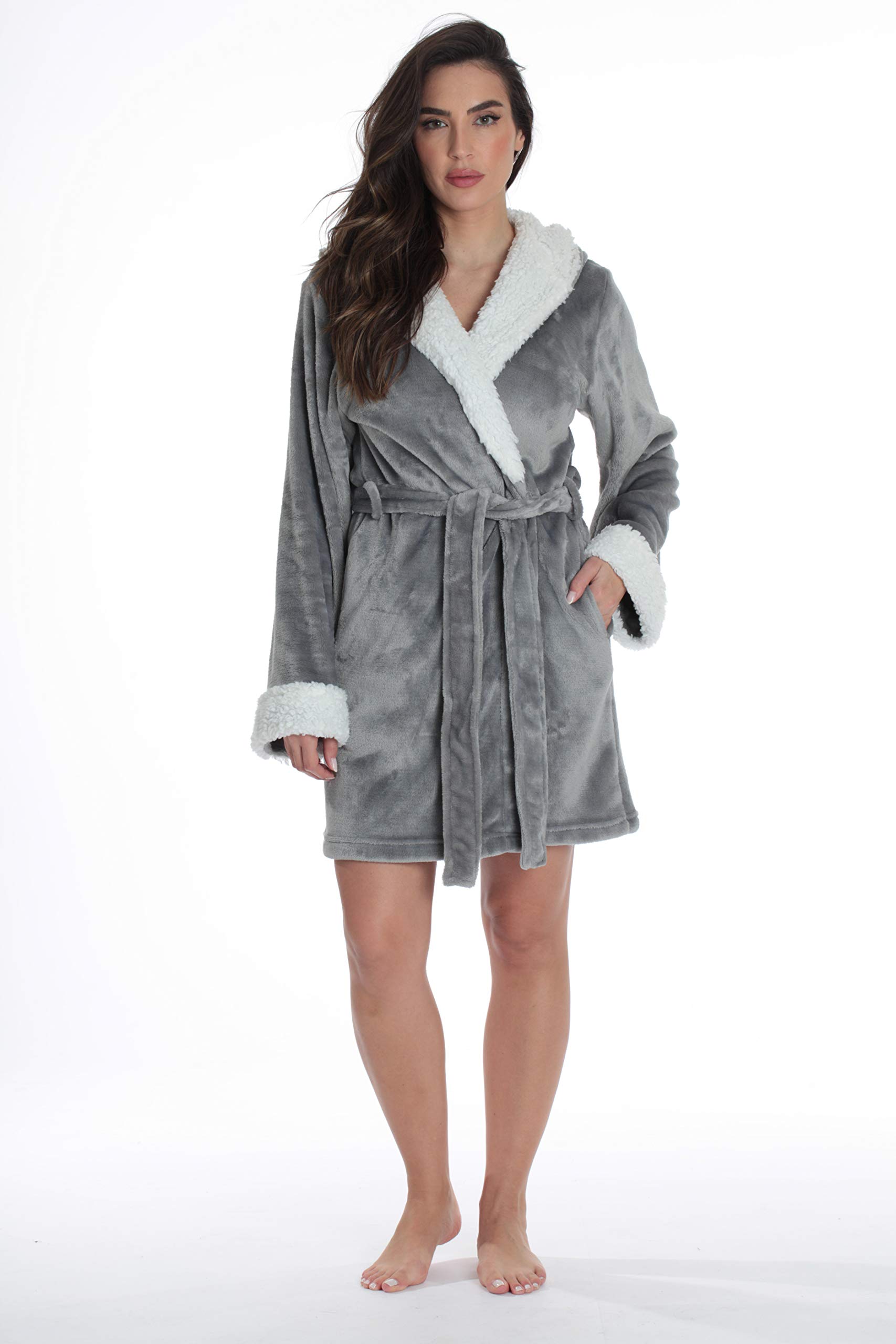 6314-Elephant-XL Just Love Critter Robe / Robes for Women, Elephant (Velour), X-Large