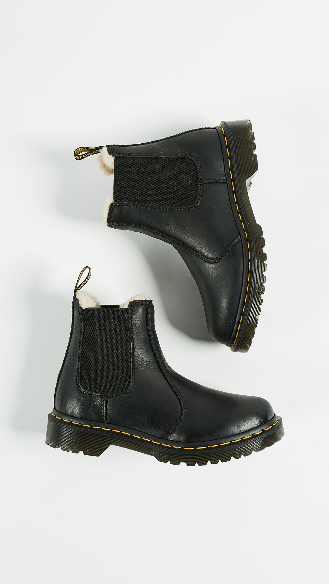 Dr. Martens Women's 2976 Leonore Fashion Boot, Black, 10