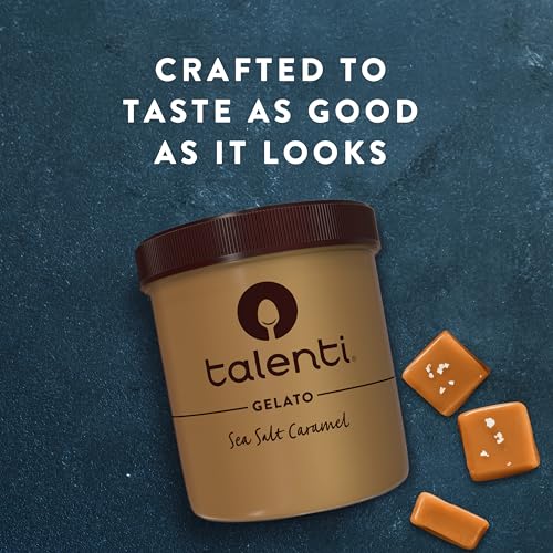 Talenti Gelato For a Delicious Frozen Dessert Sea Salt Caramel Made with Real Ingredients 1 pint