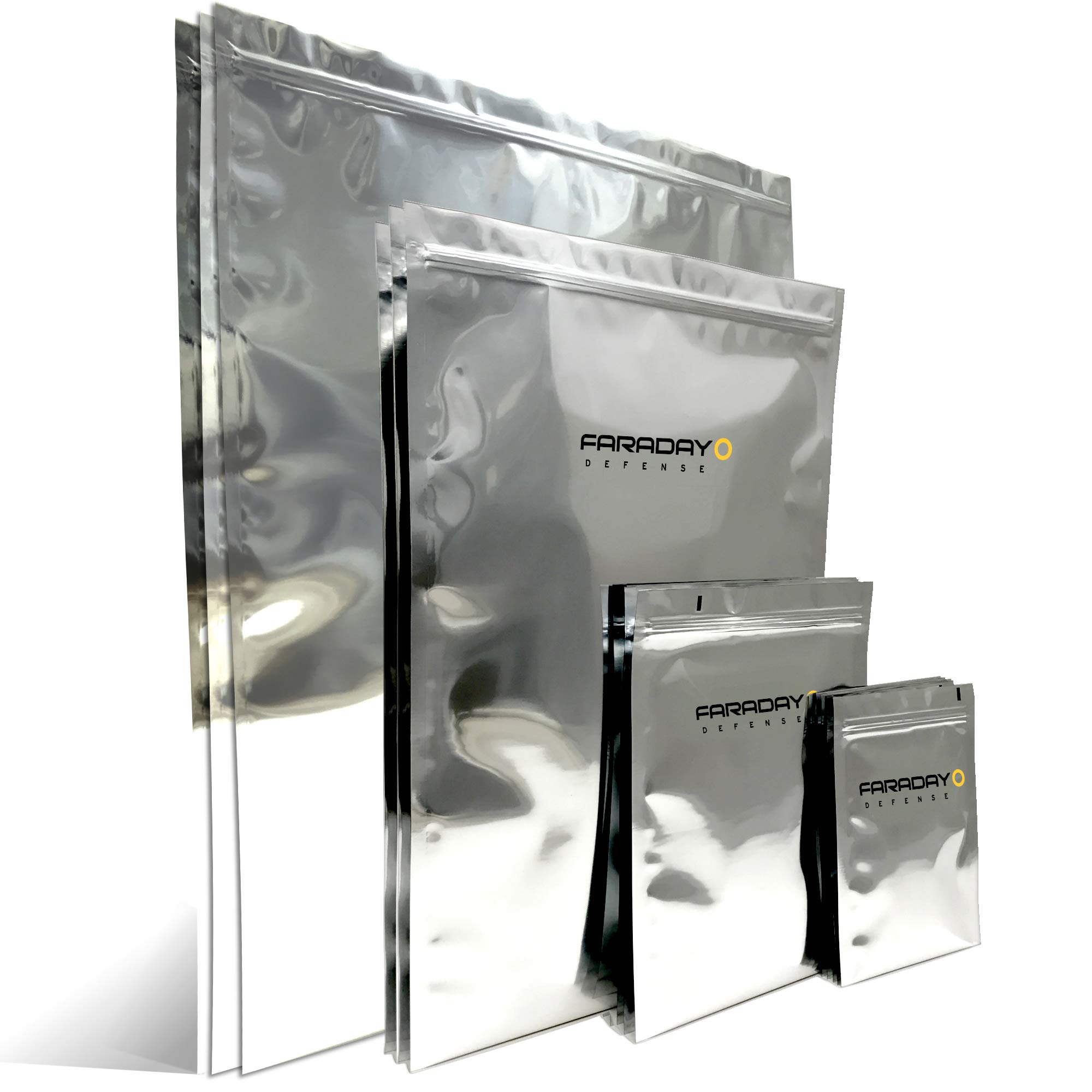 Faraday Defense 15pc Kit NEST-Z Faraday Bag EMP/Solar-Flare Prepper Ultra Thick - Military Grade Design, Superior Shielding Performance, Phones - Radios - Hard Drives - Tablets - Laptops MADE in USA