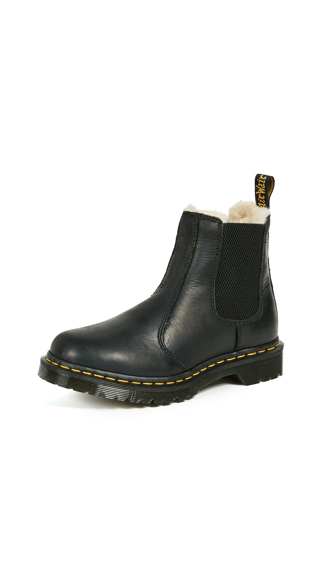 Dr. Martens Women's 2976 Leonore Fashion Boot, Black, 10