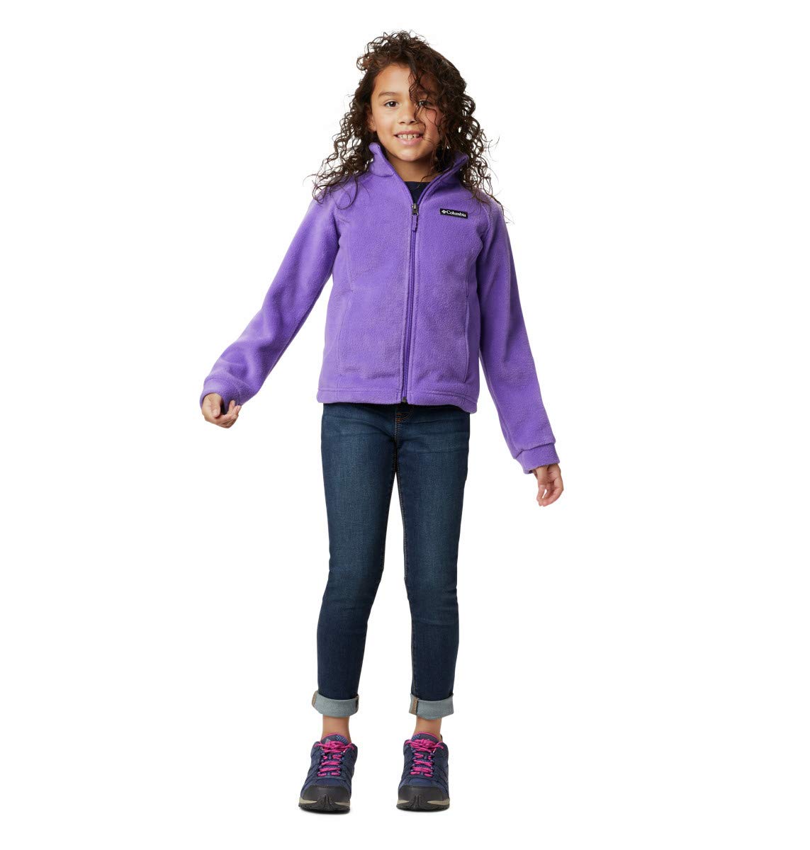 Columbia Baby Girls Benton Springs Fleece Jacket, Grape Gum, X-Small