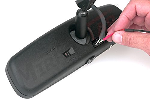 MirrorTap MTX-2010, DC Plug, 10" Long, Patented Radar Detector Power Cord with 2 Amp in-Line Fuse, Military Grade Taps, Made in USA