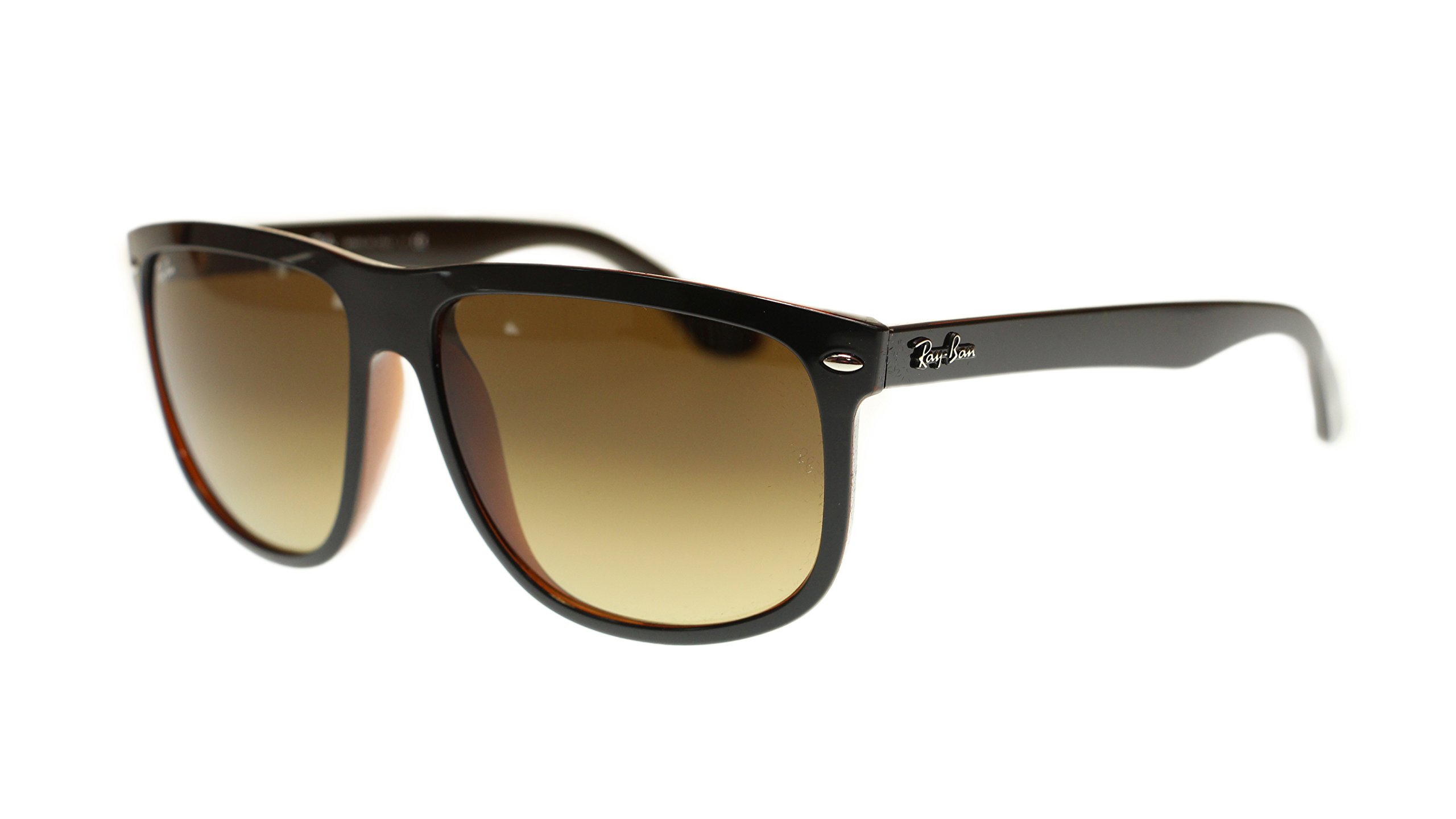 Ray Ban Sunglasses RB4147 609585 Top Black On Brown Square 60mm Authentic