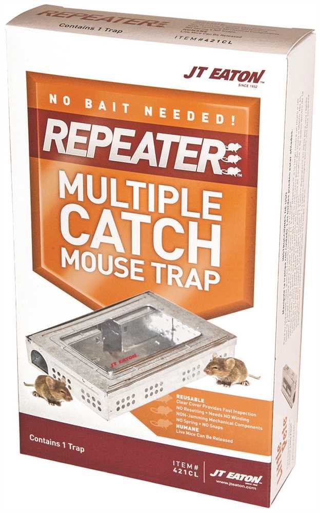 JT Eaton Repeater Multiple Catch Animal Trap For Mice 1 pk