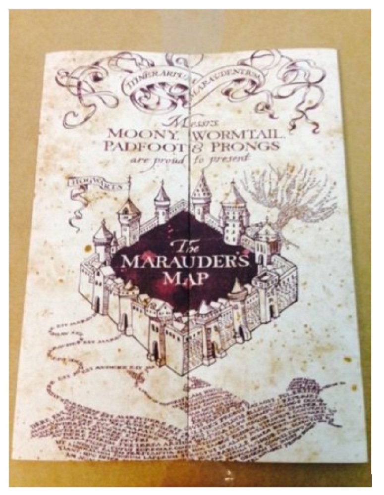 Marauder's Map Hogwarts Wizarding World Harry Potter Warner Bros LIMITED **NEW**