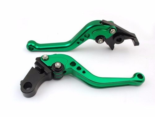 Niree Short Brake Clutch Levers for Yamaha YZF R6 2005-2016 YZF R1 2004-2008 R6S CANADA VERSION 2006 R6S EUROPE VERSION 2006-2007 Green