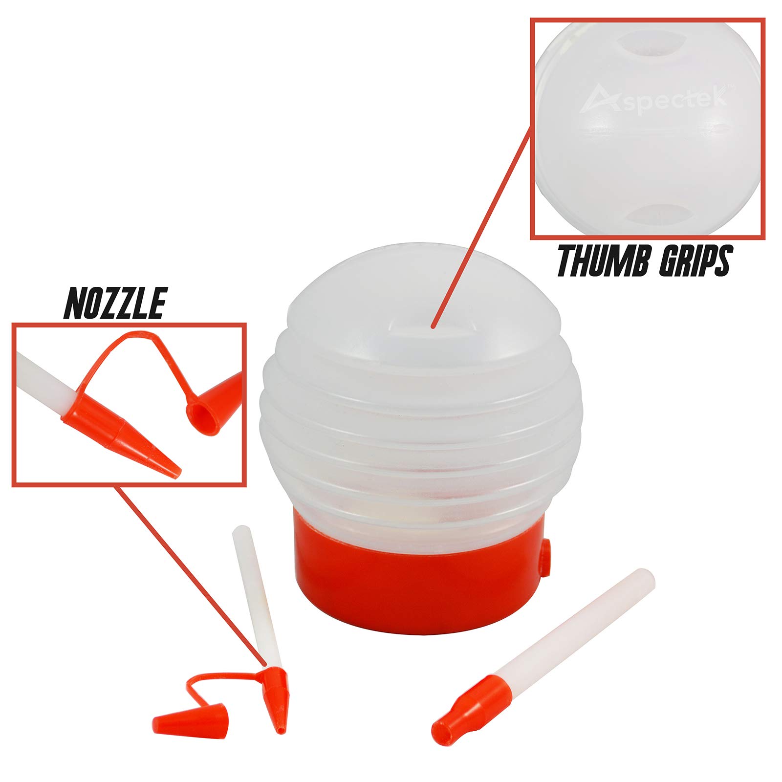 ASPECTEK Safe and Practical Insect and Ant Killer Powder Sprayer,Powder Duster with Extension Nozzle