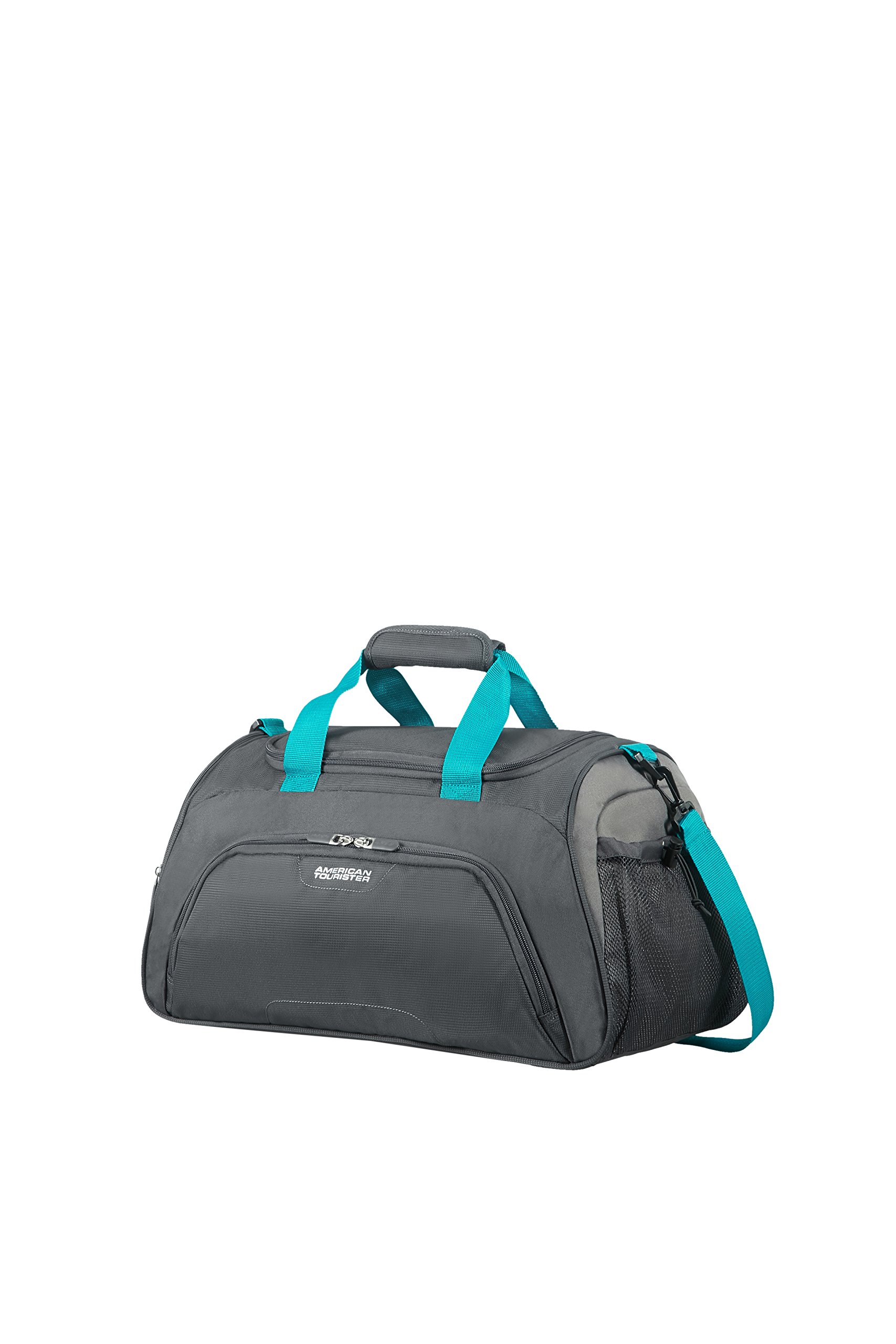 American Tourister Sport Duffel, Grey/Turquoise, 50cm=19.68''