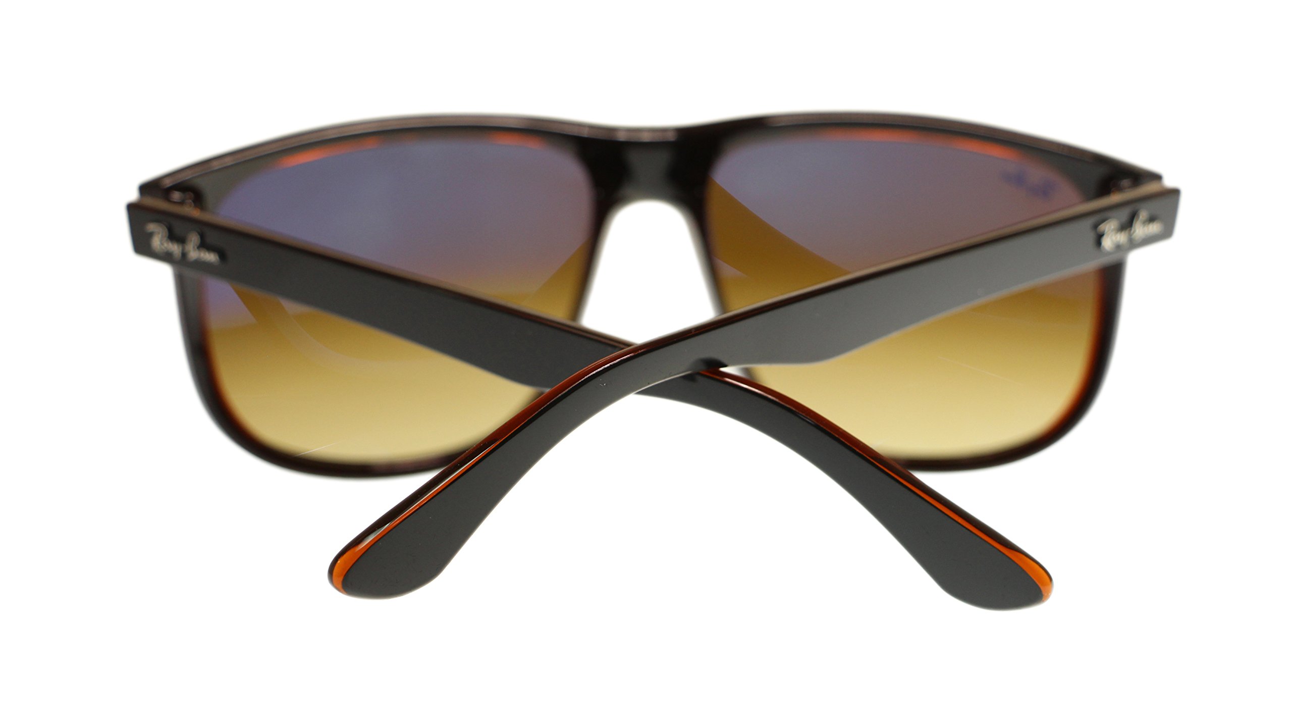 Ray Ban Sunglasses RB4147 609585 Top Black On Brown Square 60mm Authentic