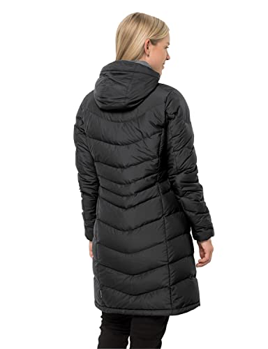 Jack Wolfskin Womens Selenium Coat, Black, XL