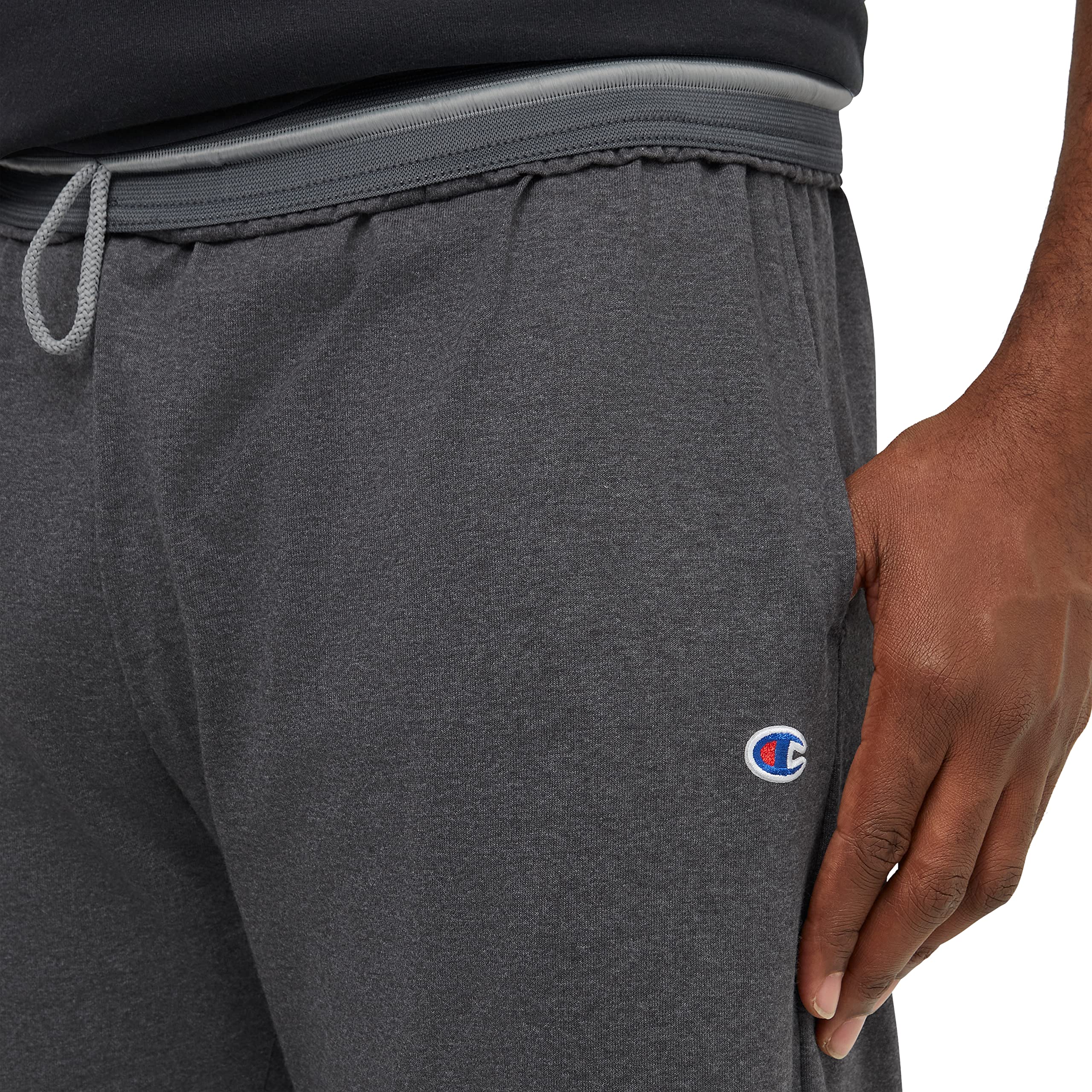 Champion mens Everyday Cotton Open Bottom Pants, Granite Heather, 3X-Large US