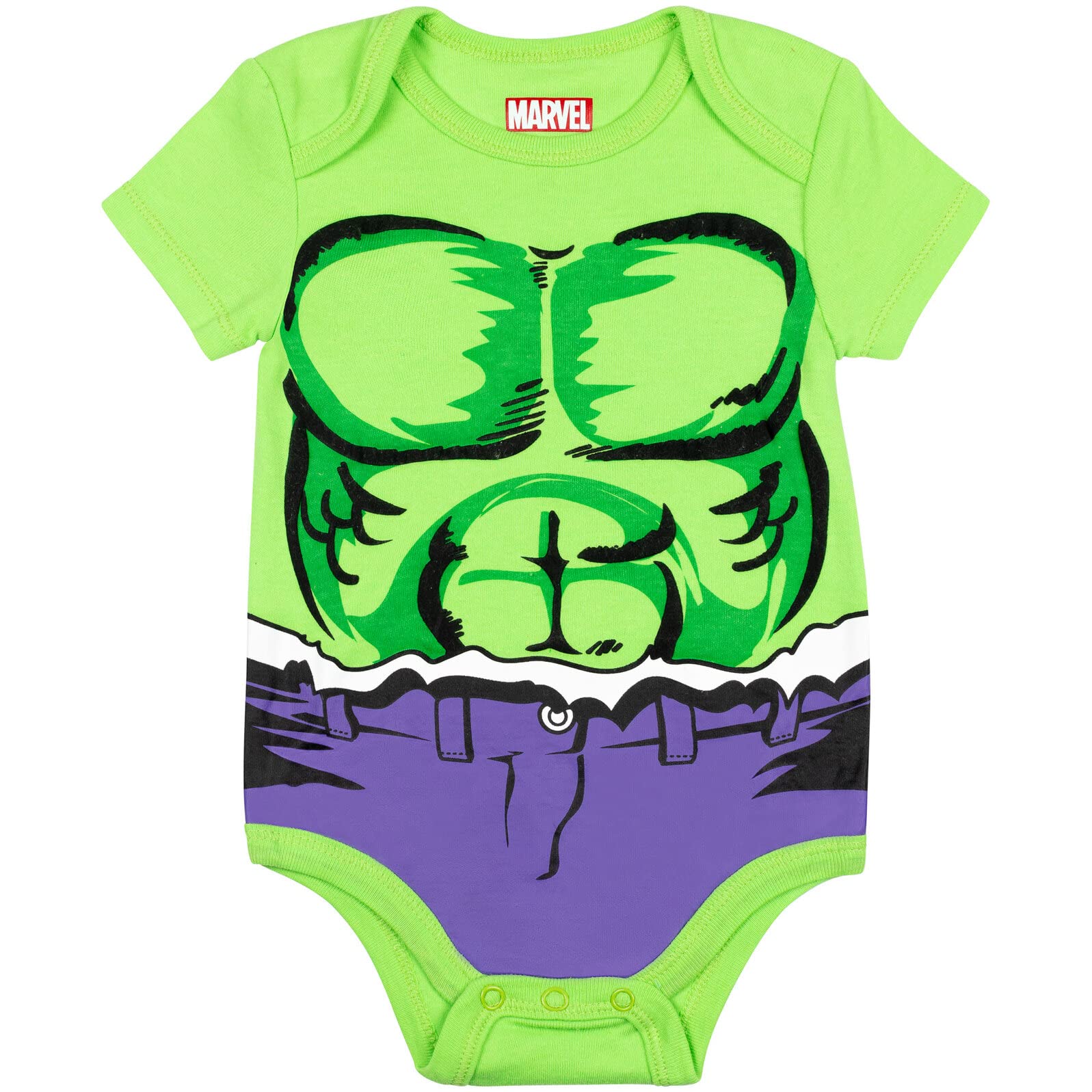 Marvel Avengers Spider-Man Iron Man Captain America Newborn Baby Boys 5 Pack Bodysuits Multi 0-3 Months