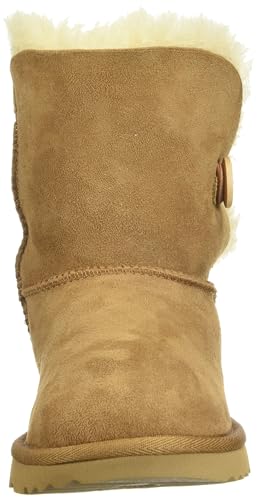 UGG Unisex-Child Bailey Button Ii Boot, Chestnut, 08