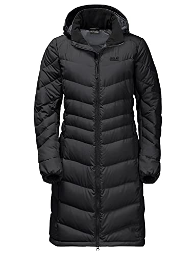 Jack Wolfskin Womens Selenium Coat, Black, XL