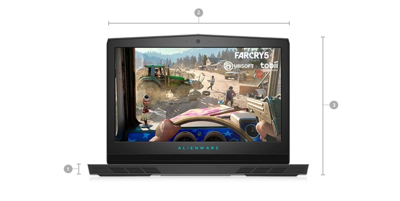 Dell Alienware 17 R4 17R4 17.3" FHD i7-6700HQ 16GB RAM 1TB HDD + 256GB SSD NVIDIA GTX 1060 6GB Win 10