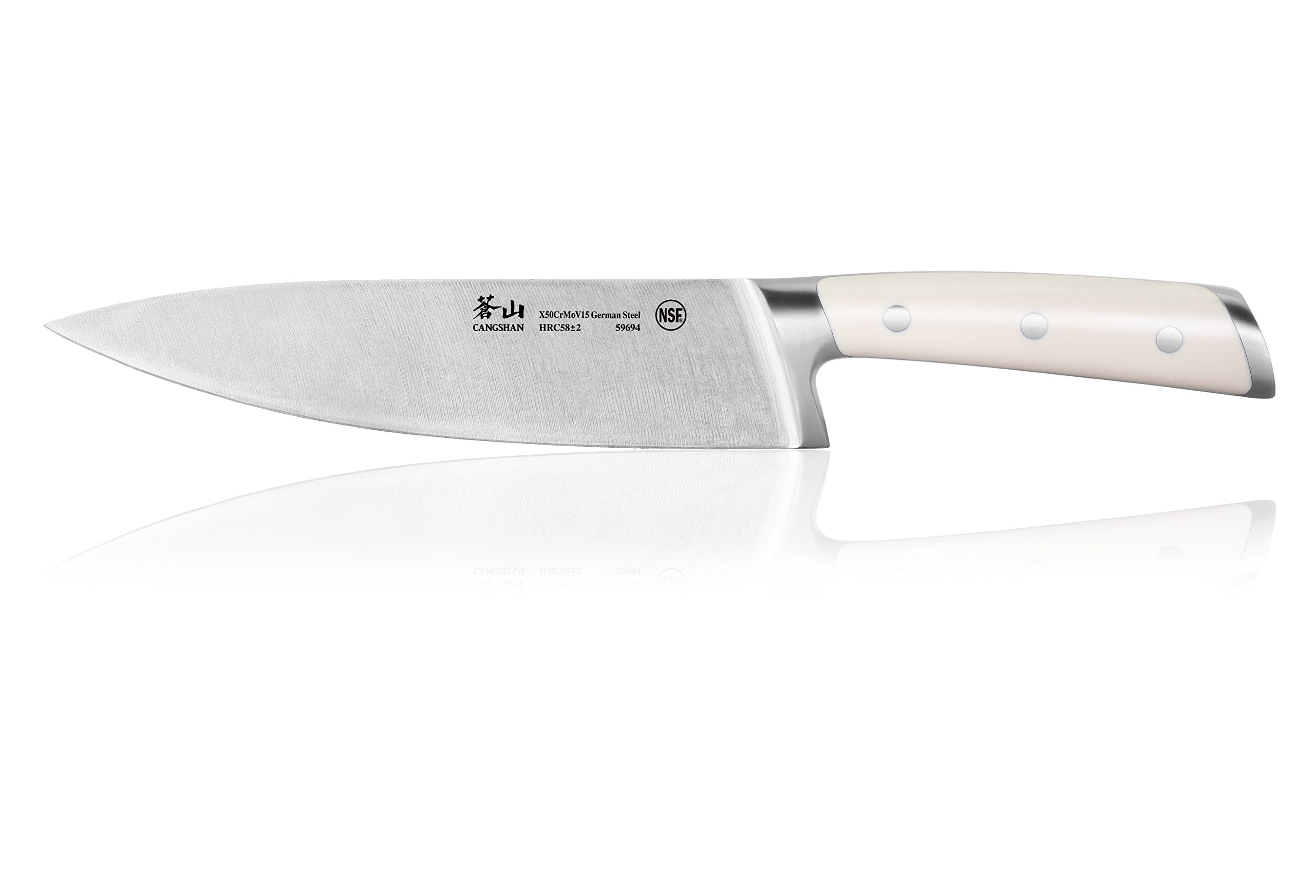 Cangshan S1 Series 59694 German Steel Forged Chef Knife, 8-Inch