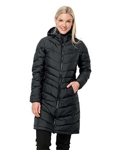 Jack Wolfskin Womens Selenium Coat, Black, XL