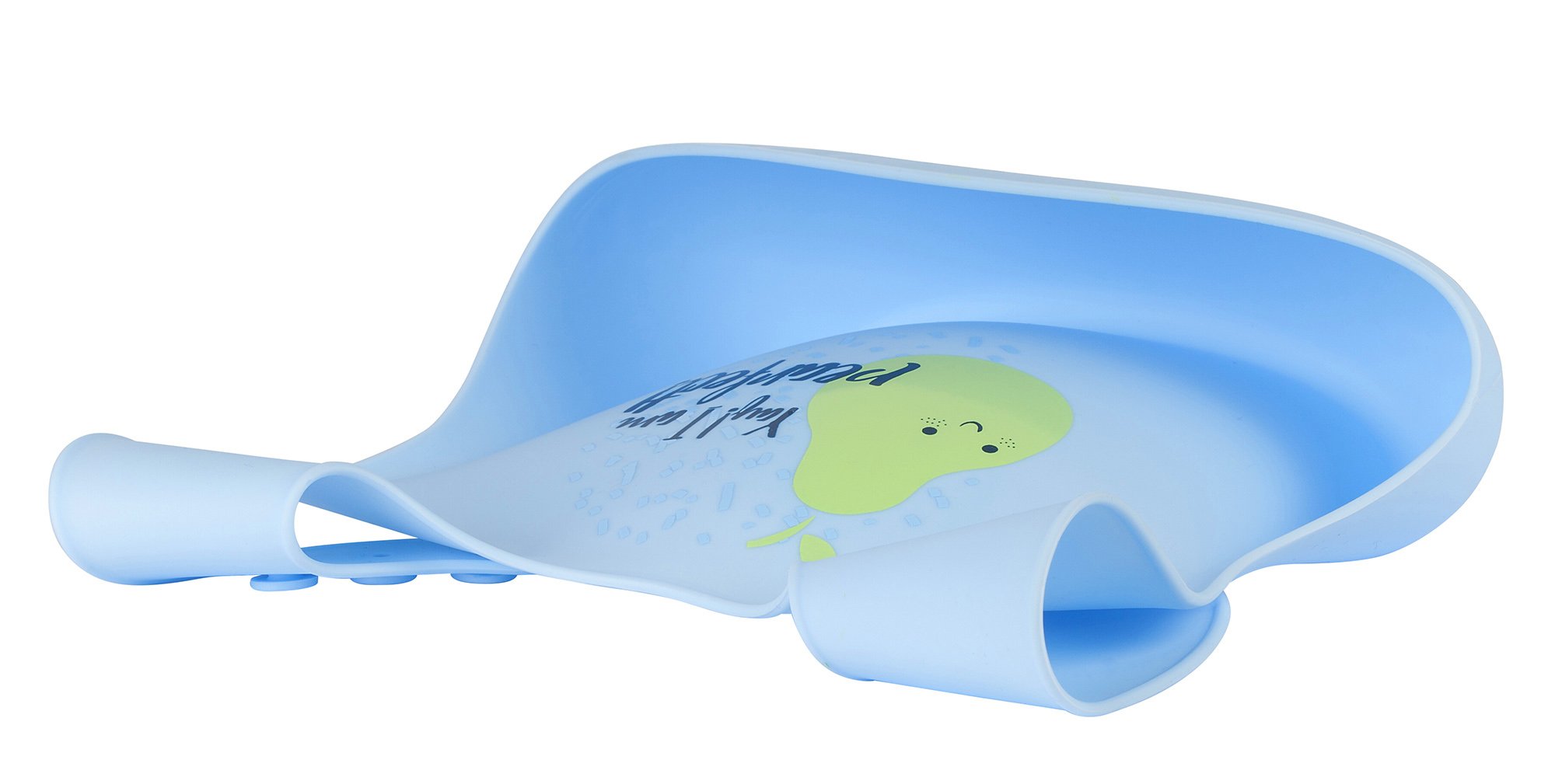 Kiddo Feedo Silicone Baby Bib, Unisex Designs for Boys and Girls, Waterproof and Easy to Clean, Blue