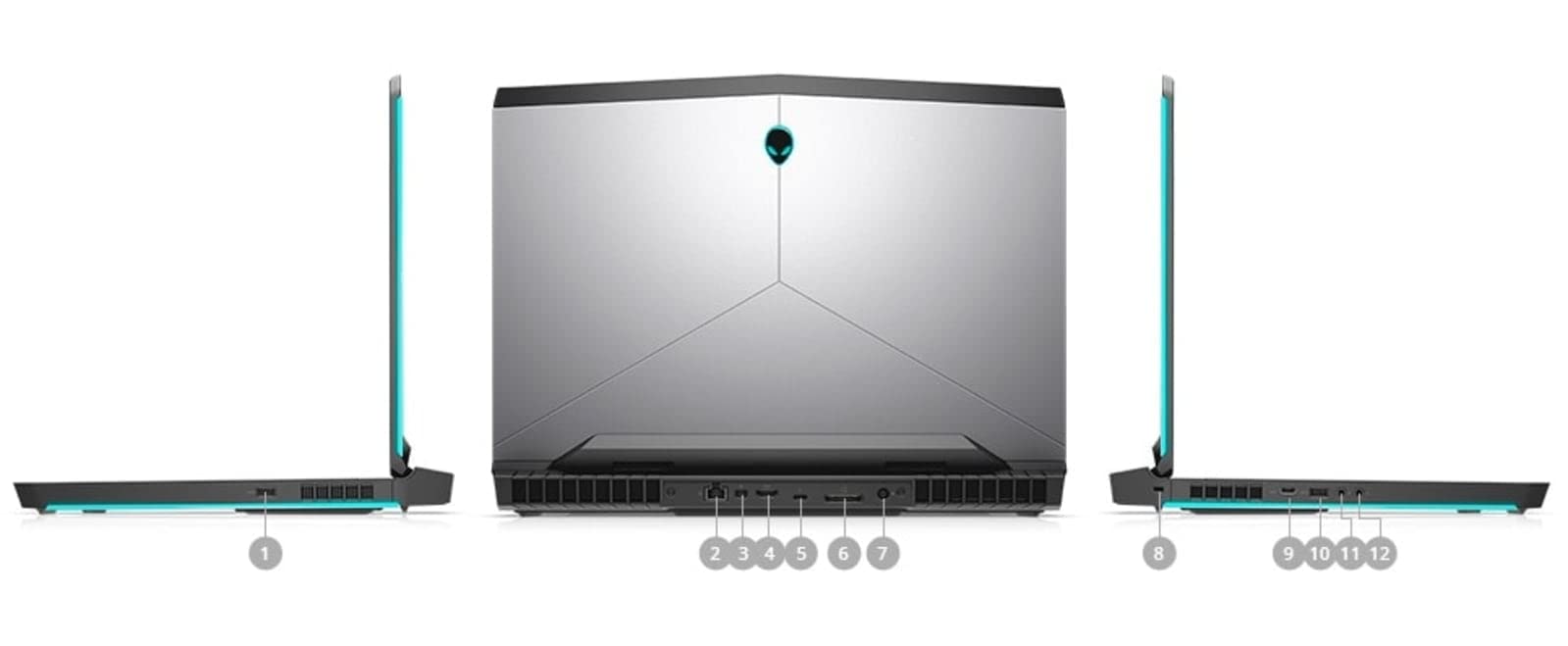 Dell Alienware 17 R4 17R4 17.3" FHD i7-6700HQ 16GB RAM 1TB HDD + 256GB SSD NVIDIA GTX 1060 6GB Win 10