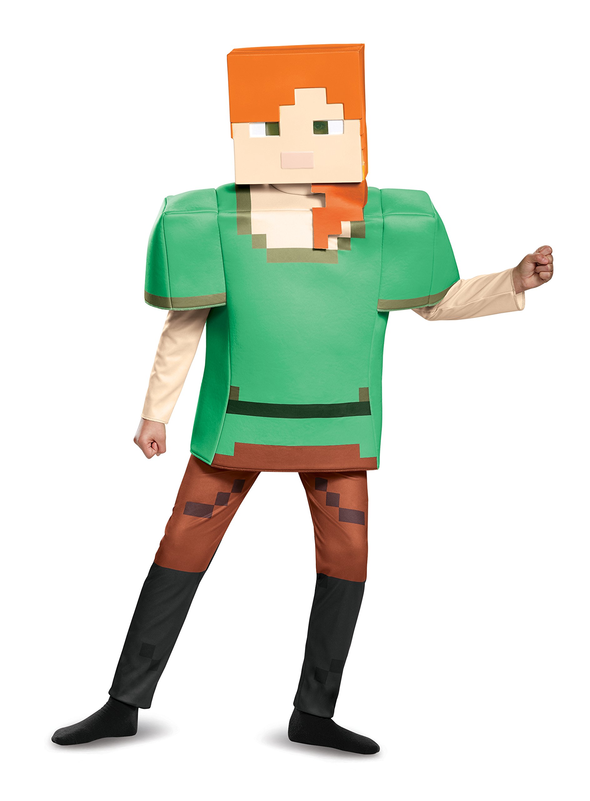 Alex Deluxe Minecraft Costume, Multicolor, Small (4-6)