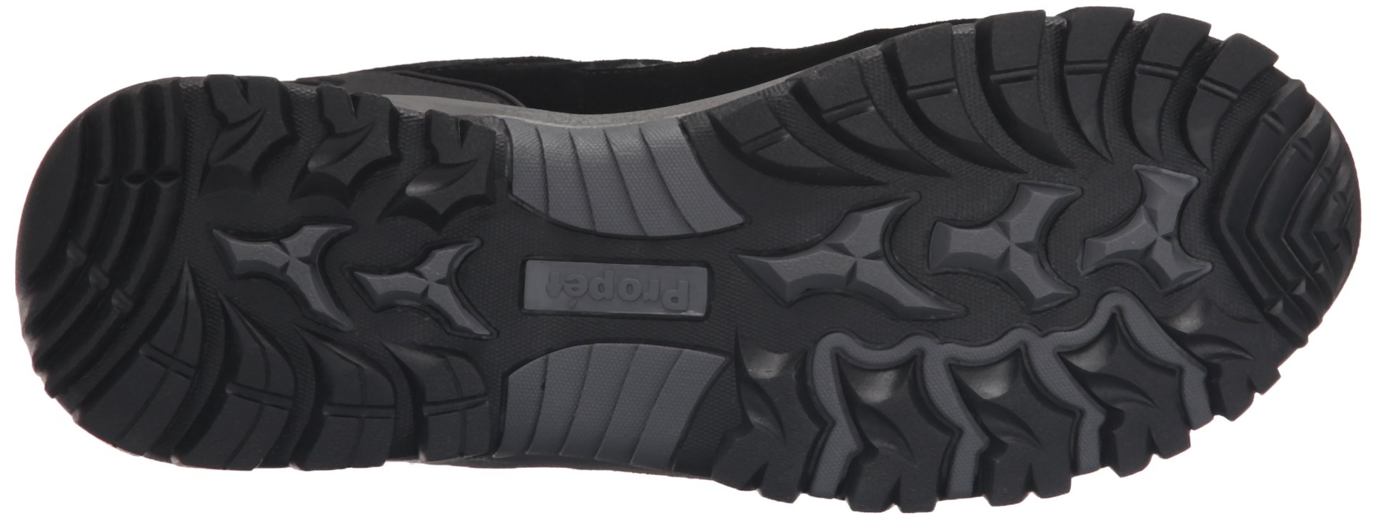 Propét Men's Ridge Walker Low Hiking Boot Ankle Bootie, Black, 9 Medium US