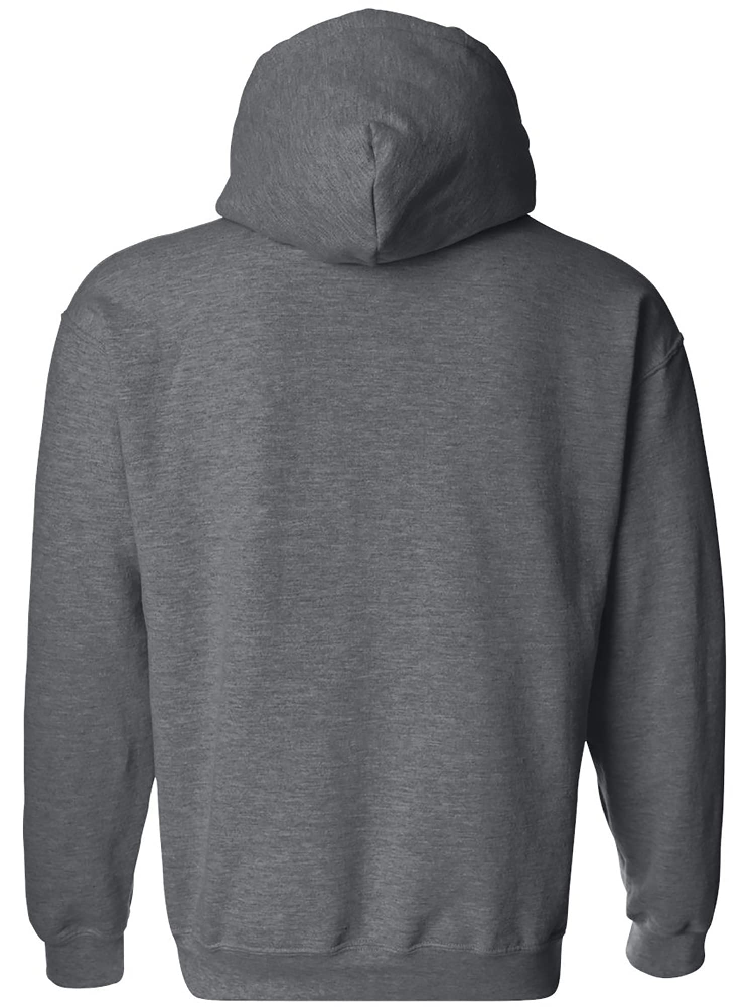 zerogravitee Volleyball Dad Adult Hooded Sweatshirt in Dark Heather with black text - XX-Large