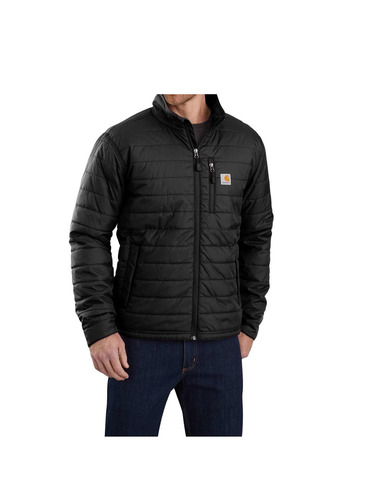 Carhartt mens Gilliam Jacket (Regular and Big & Tall Sizes) Outerwear, Black, Medium US