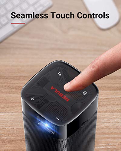 Anker NEBULA Apollo, Wi-Fi Mini Projector, 200 ANSI Lumen Portable Projector, 6W Speaker, Movie Projector, 100 Inch Picture, 4Hr Video Playtime, Neat Projector, Home EntertainmentâWatch Anywhere