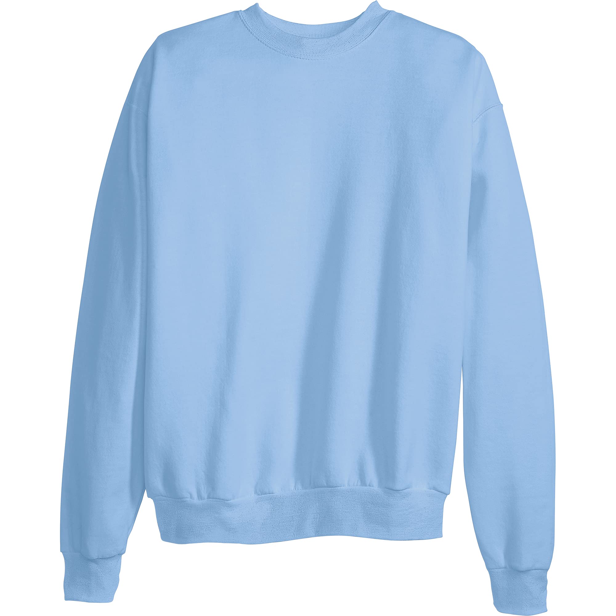 Hanes Men's EcoSmart Sweatshirt, Light Blue, Large