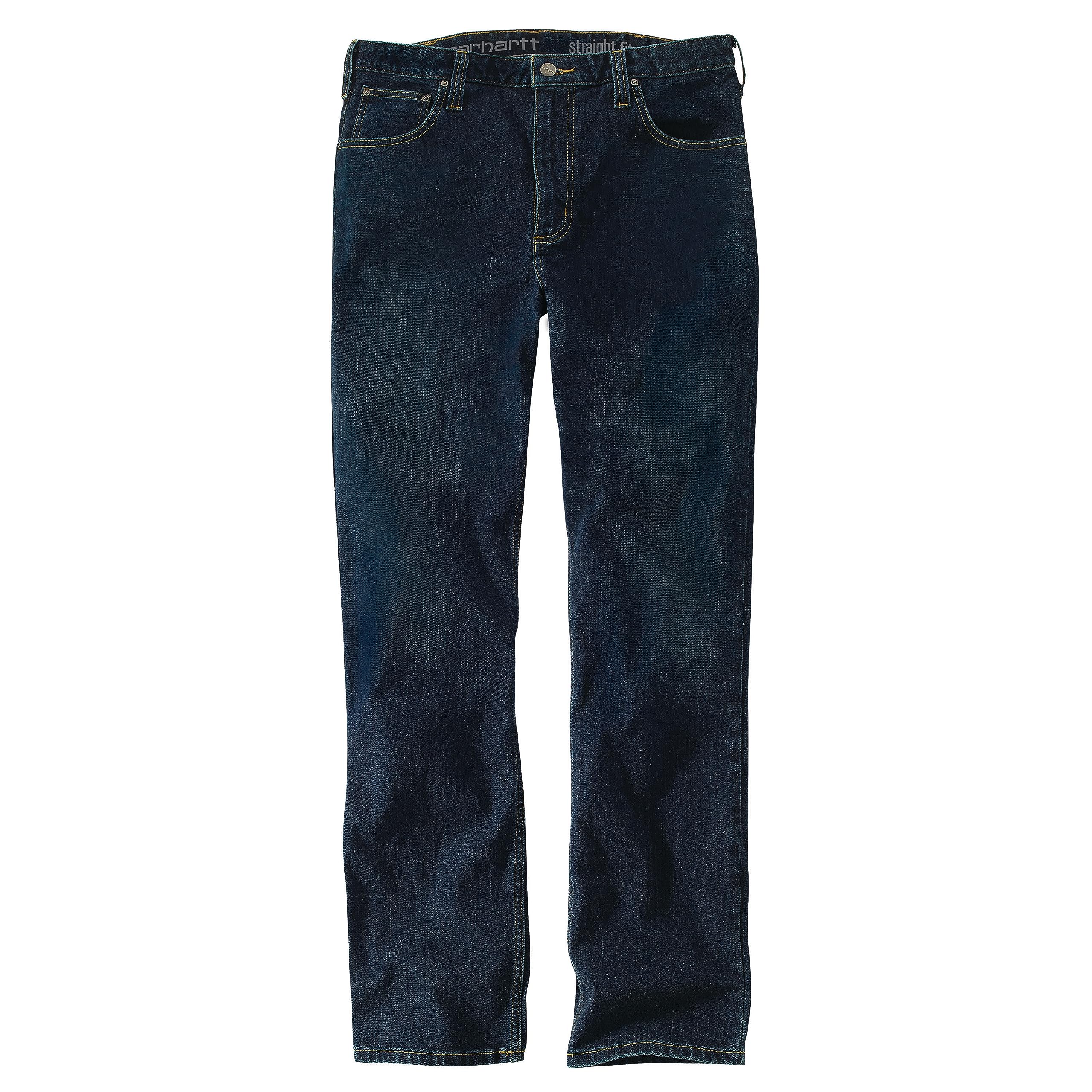 Carhartt Men's Rugged Flex Straight Fit 5-Pocket Tapered Jean, Erie, 32W X 30L