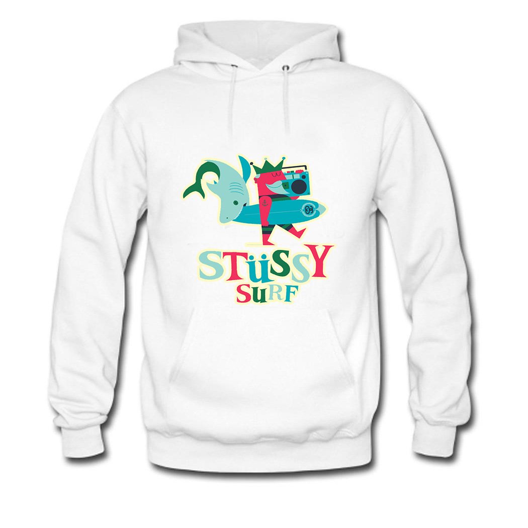 Stussy Logo For womens Printed Sweatshirt Pullover Hoody
