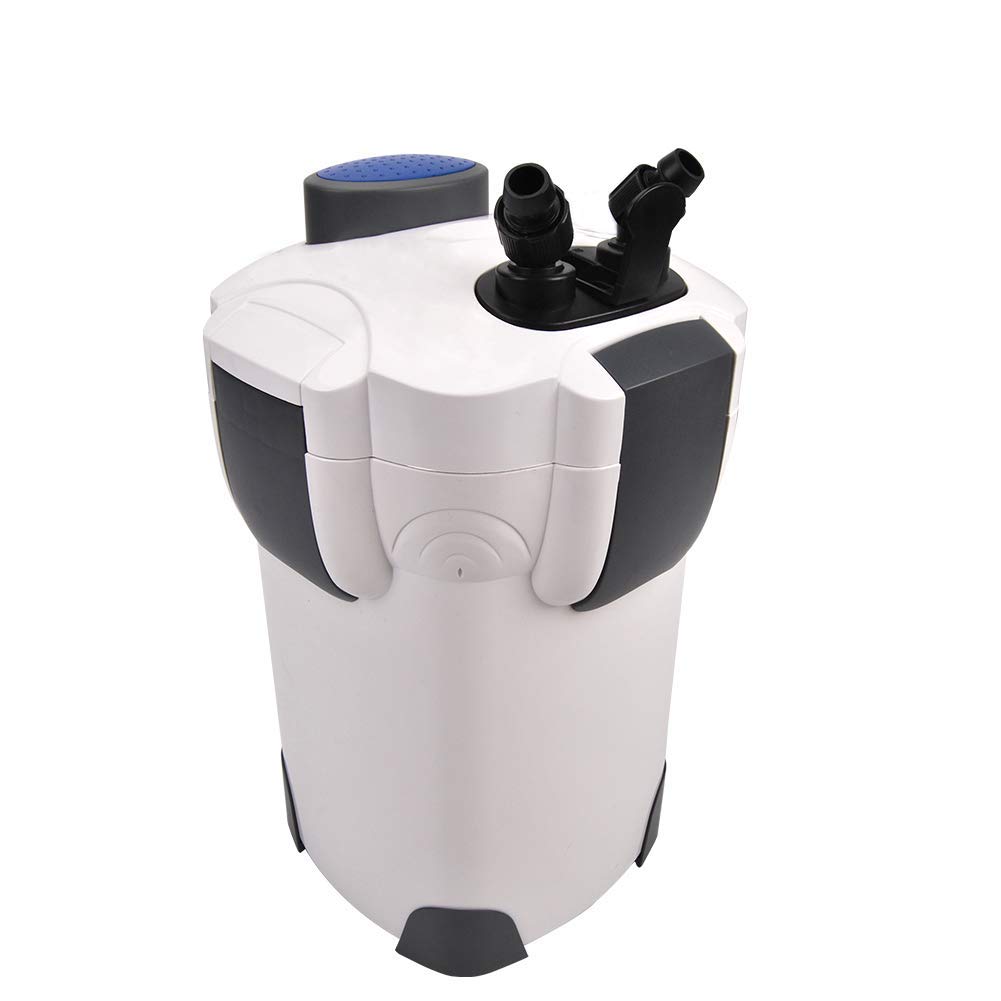 Polar Aurora Free Media 265GPH / 370GPH / 525GPH External Aquarium Filter with Builtin Pump Kit Canister (265GPH)