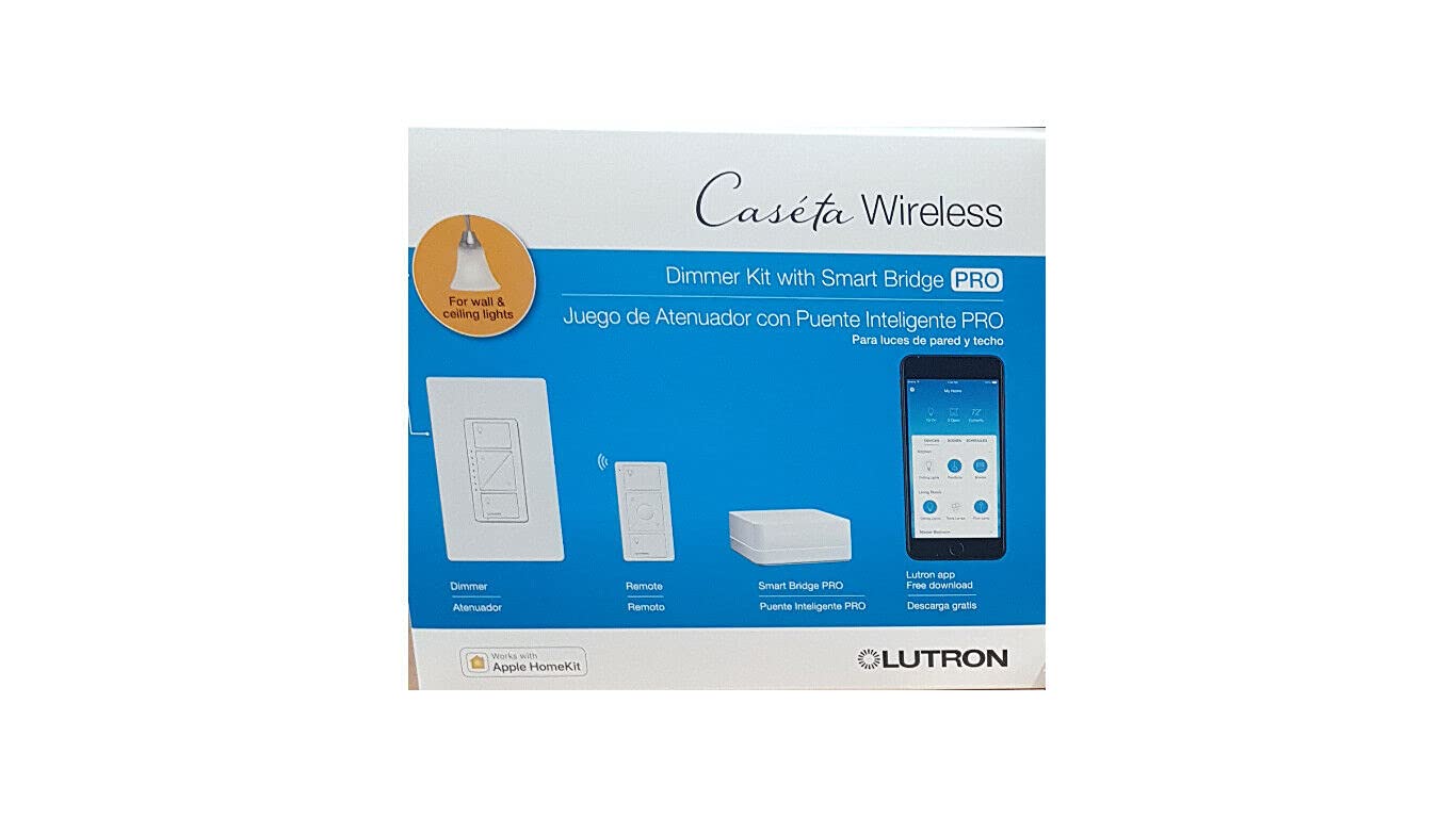 Lutron 1111111221 Caseta Pro Wireless Smart Bridge Home Lighting Kit