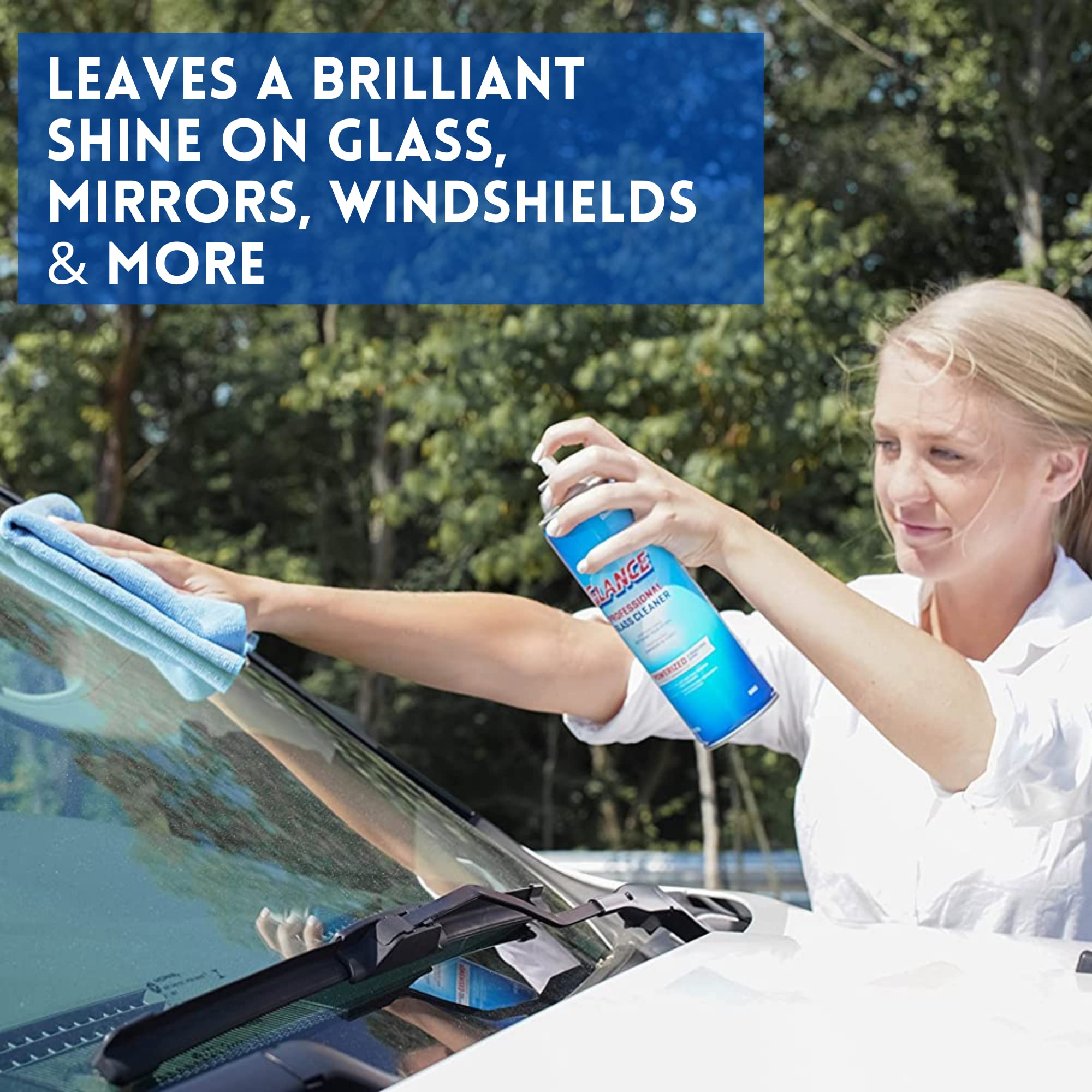 Diversey-904553 Glance Powerized Professional Glass Cleaner, 19 oz. Aerosol Can (12 Pack)