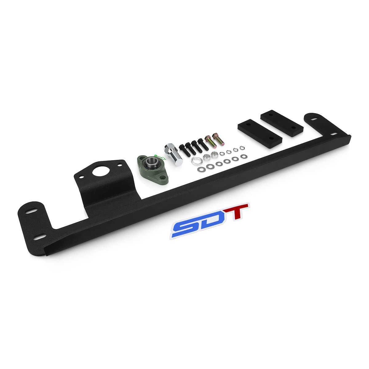 STREET DIRT TRACK Steering Stabilizer Gearbox Brace - Heavy Duty Steel Steering Gearbox Sector Shaft Brace Kit Fits 2003-2008 Dodge Ram 2500 3500 4WD