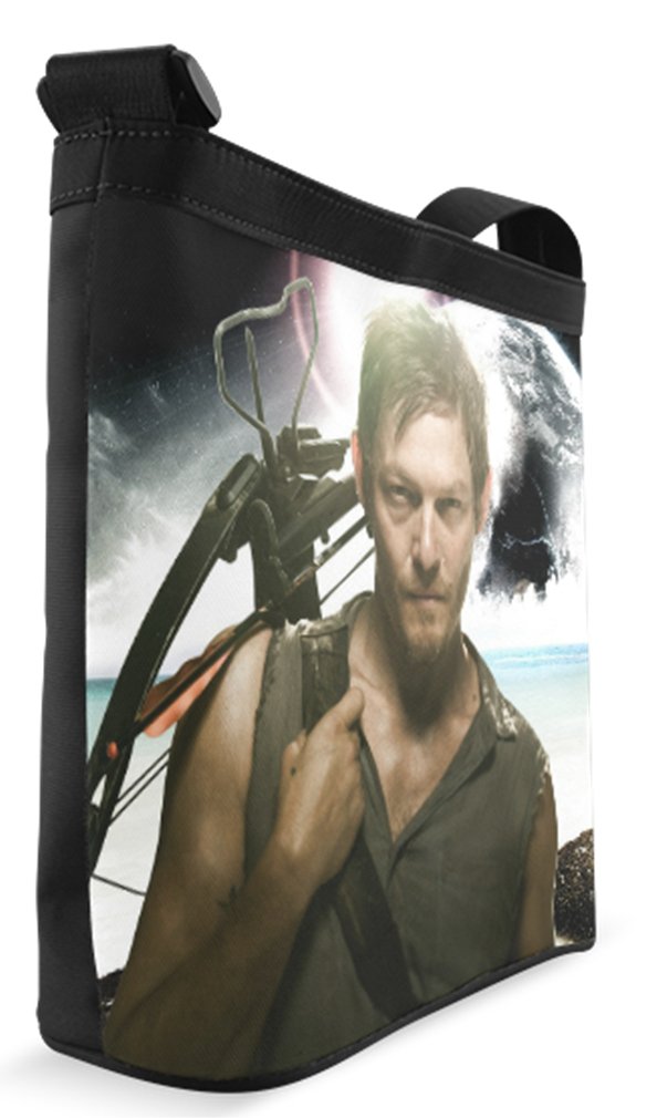 Psylocke Female fabric Popular Shoulder Bags Crossbody Bags Sling Bag with Daryl Dixon-The Walking Dead Image
