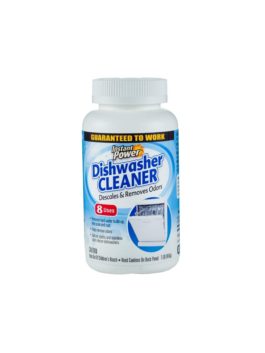 Instant Power Dishwasher Cleaner, Descales and Removes Odors
