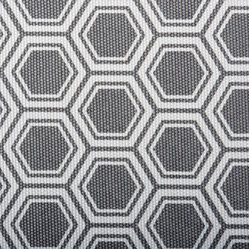 DII Collapsible Polyester Storage Cube, Honeycomb, Gray, Large