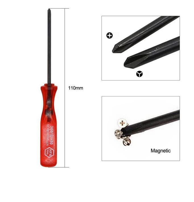 Cross Screwdriver & Tri Wing Y Triangular Screwdriver Screw Driver Repair Tool For Nintendo GBA GBA SP GBC Wii NDS NDSL Console.