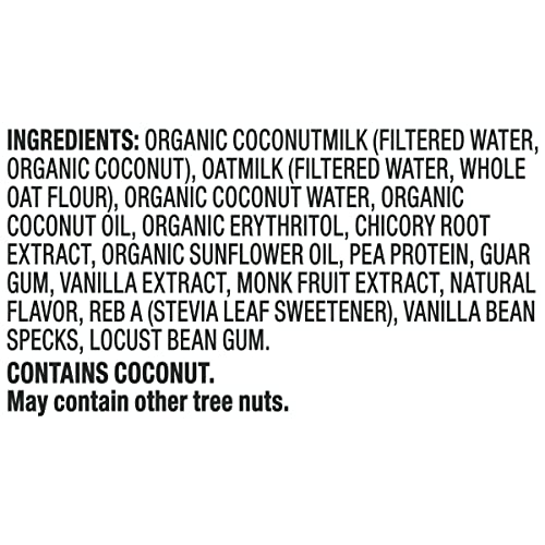 So Delicious Dairy Free Coconut Milk Frozen Dessert, Vanilla Bean, No Sugar Added, Vegan, Non-GMO Project Verified, 1 Pint