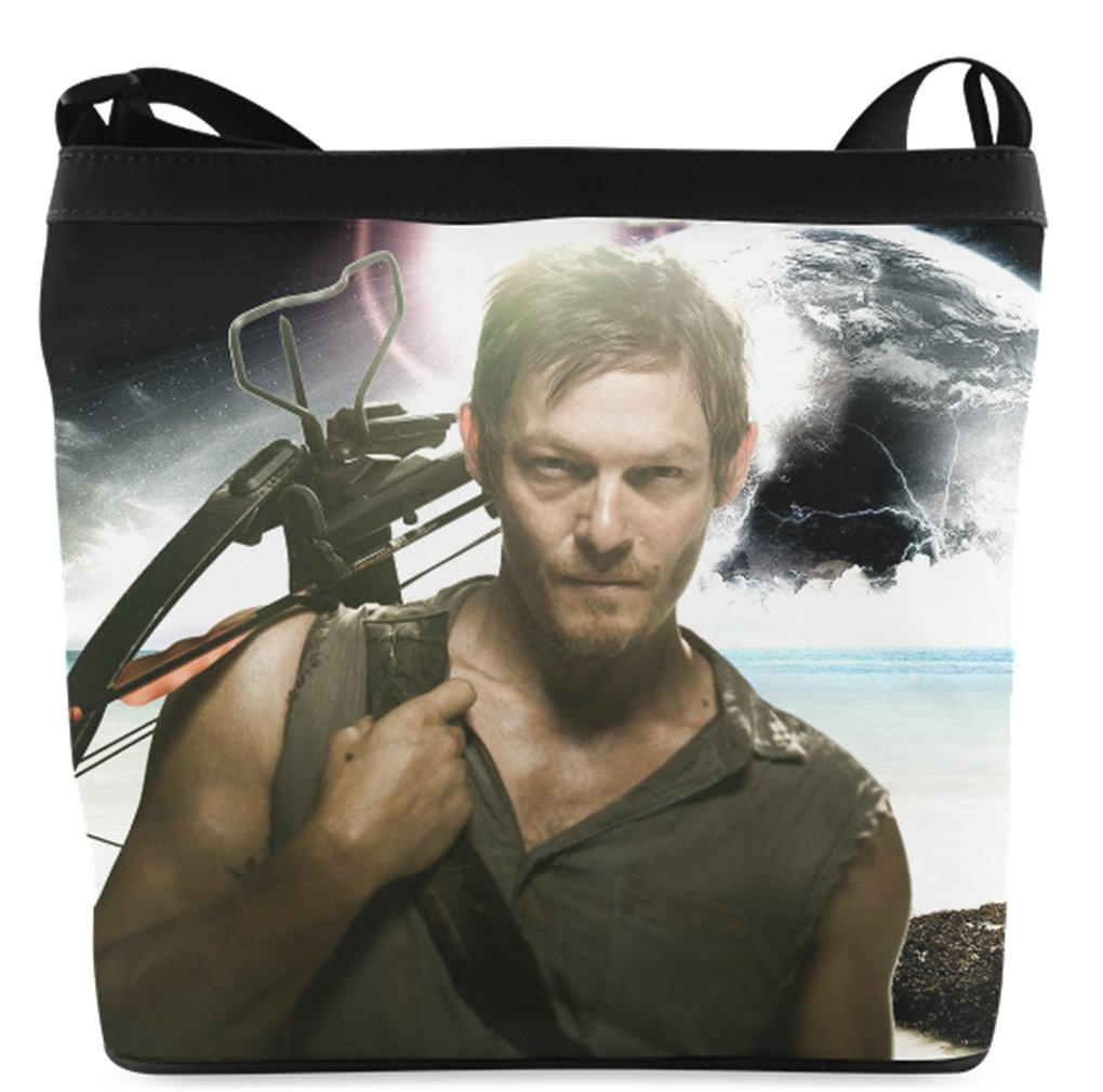 Psylocke Female fabric Popular Shoulder Bags Crossbody Bags Sling Bag with Daryl Dixon-The Walking Dead Image