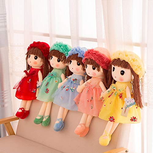 HWD Kawaii Flower Fairy Stuffed Soft Plush Toy Doll Girls Gift, 18 Inch (Pink)
