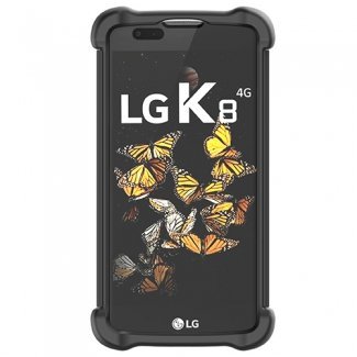 Ballistics Jacket TJ Maxx, Original Black Heavy Duty Cover Case W/shock Impacts 8 Feet Protection Durable Swivel Belt Clip for LG K8 / Phoenix 2/ Escape 3 Cellphone