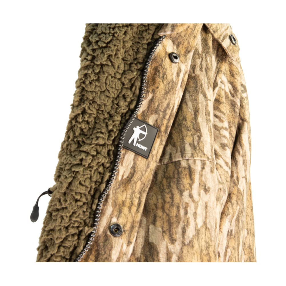 Rivers West Men's Hunting Waterproof Ambush Jacket, X-Large, Camo Bottomlands, (5649-BTM-XL)
