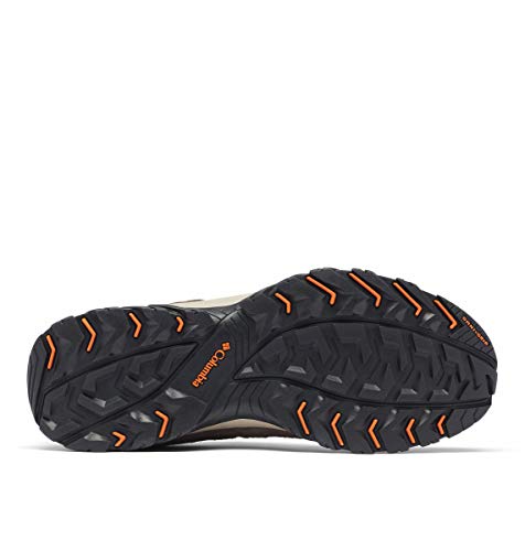 Columbia Mens Crestwood Hiking Shoe Breathable, High-Traction Grip, Camo Brown, Heatwave, 11 US
