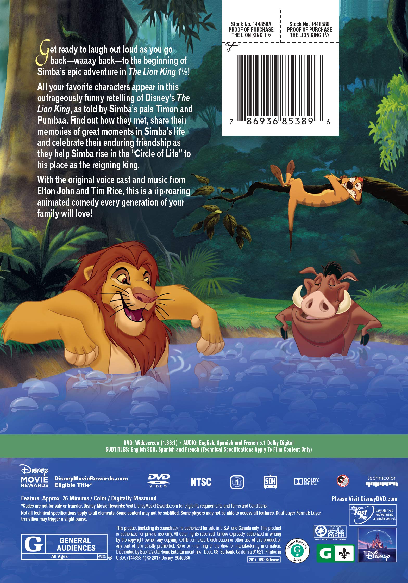 The Lion King 1 1/2