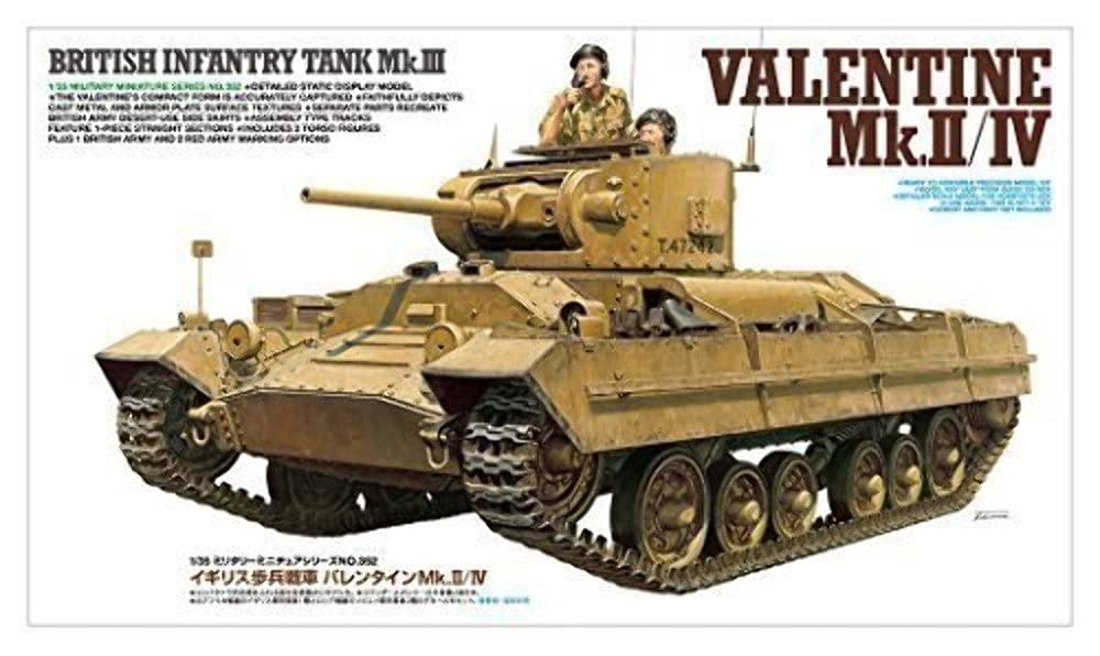 Tamiya Models British Infantry Tank Mk.Iii Valentine Mk.Ii/Iv 1/35