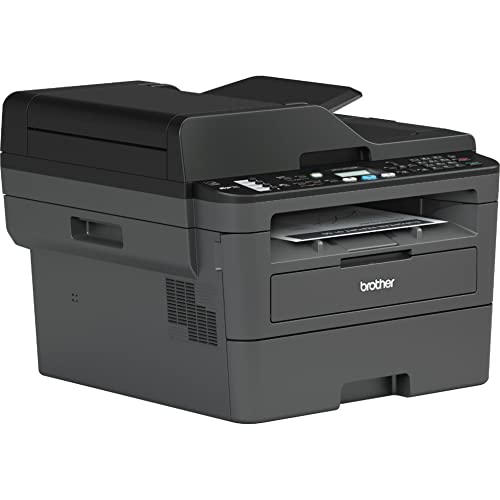 Brother MFC-L2710DW All-in-One Wireless Monochrome Laser Printer for Home Office, Black - Print Copy Scan Fax - 32 ppm, 2400 x 600 dpi, 50-Sheet ADF, Auto Duplex Printing, Voice Activated, Ethernet